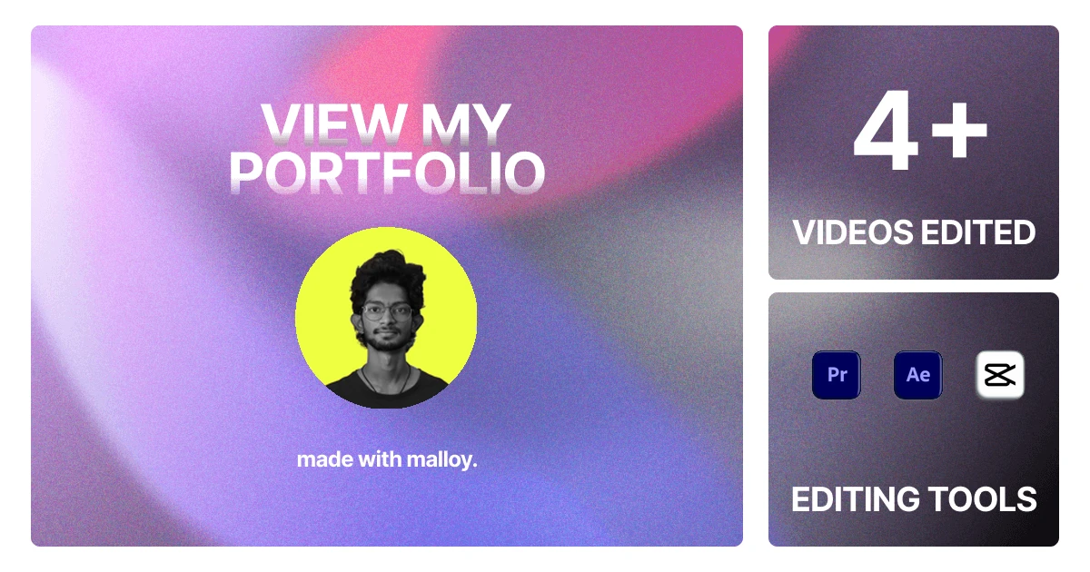 Tej! | Video Editor Portfolio