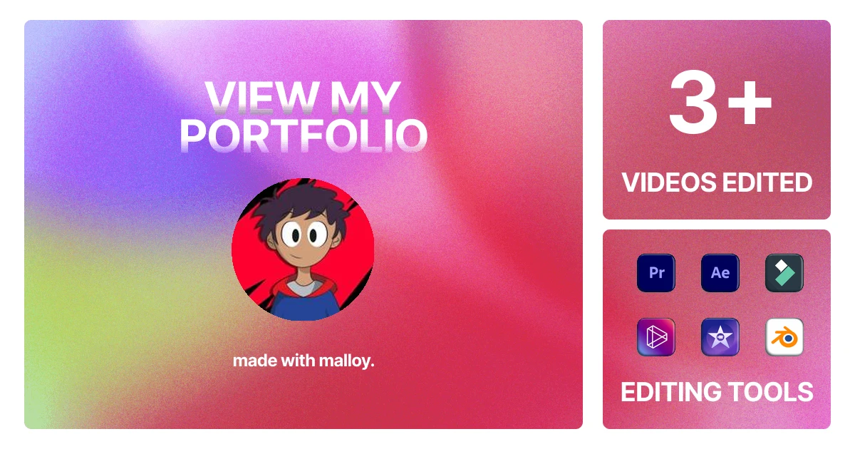 TUSHAR | Video Editor Portfolio