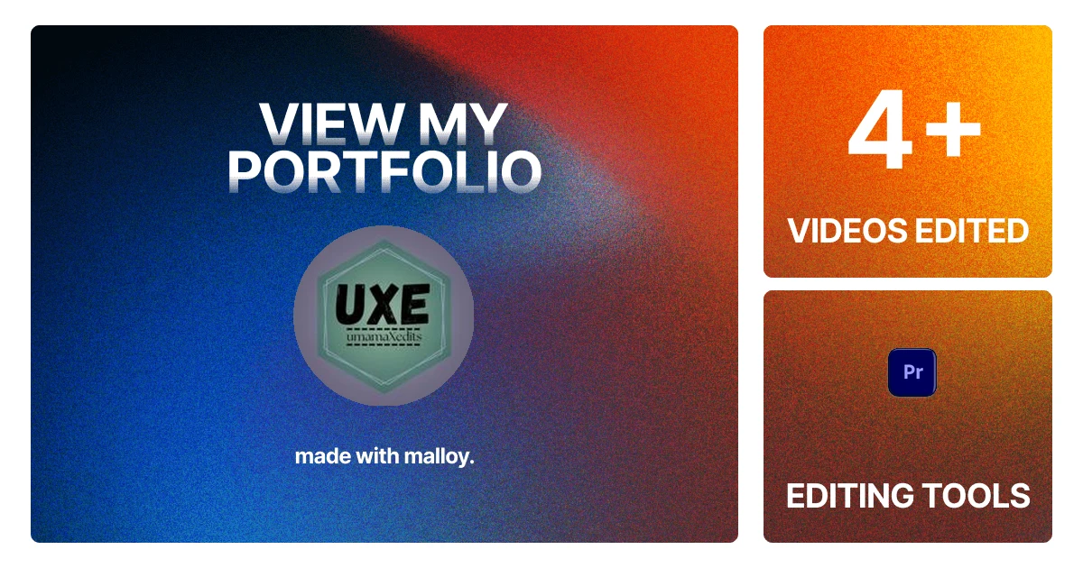 Umama Asif Siddique | Video Editor Portfolio